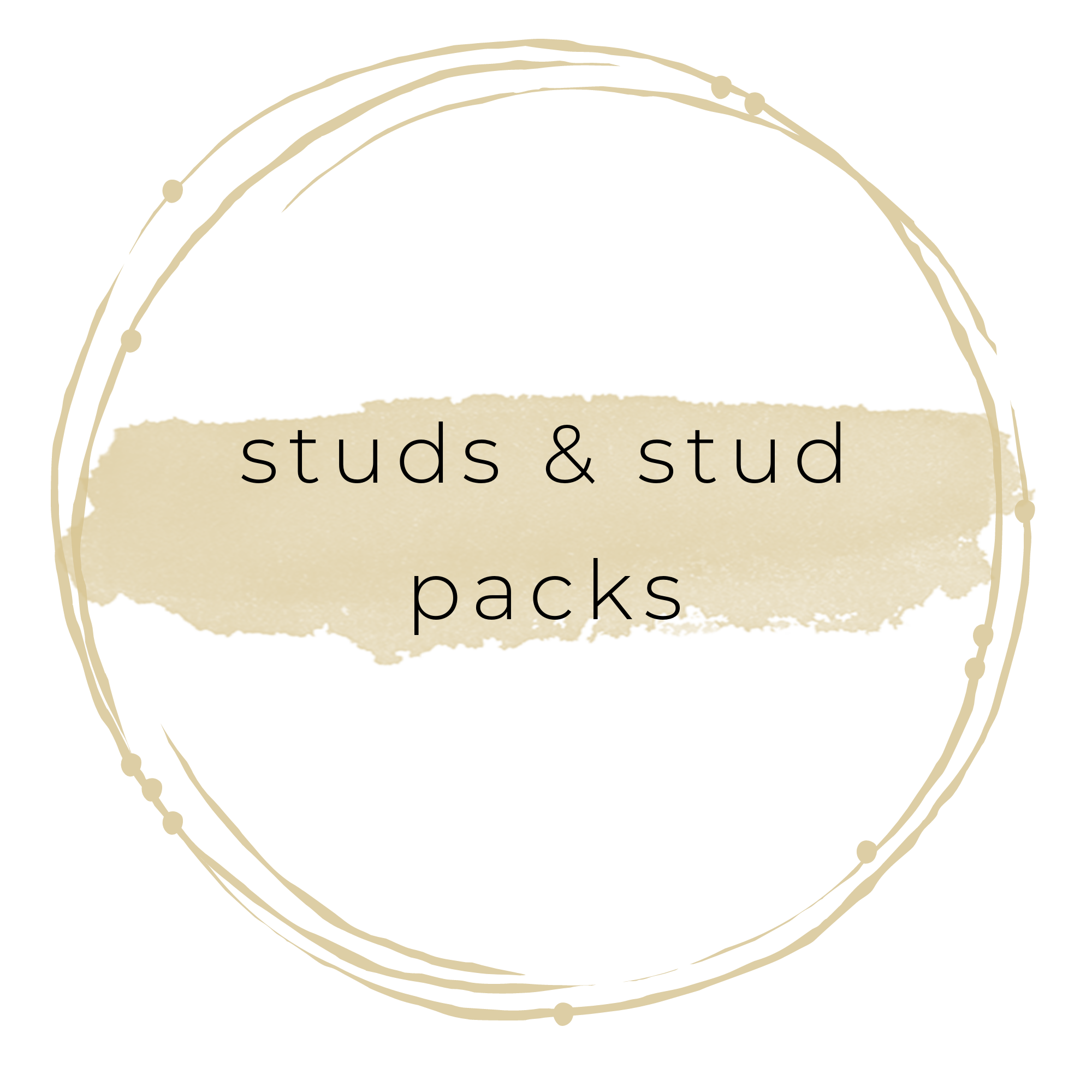 Studs/Stud Packs – Claybydaydesigns